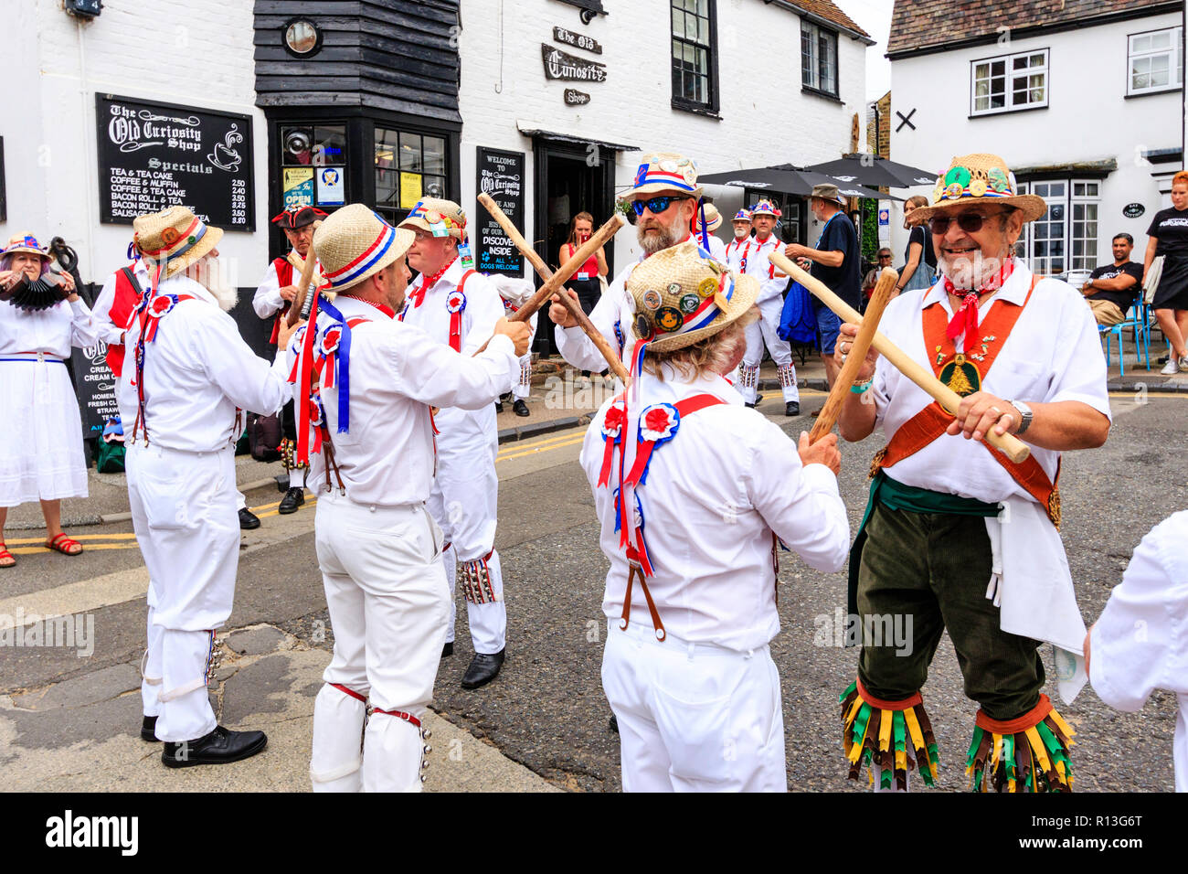 Broadstairs Folk Week festival. Traditional English Folk dancers, the ...
