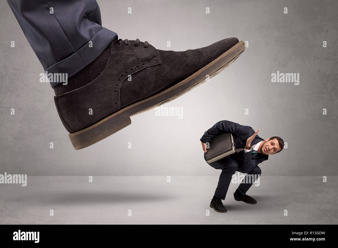 Man being trampled hi-res stock photography and images - Alamy