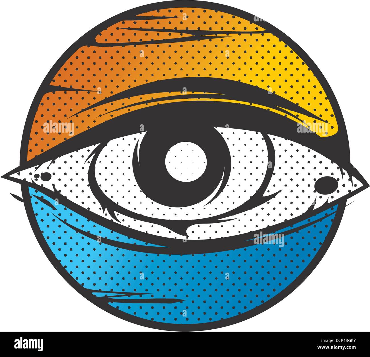 all seeing eye of god vector Stock Vector Image & Art - Alamy