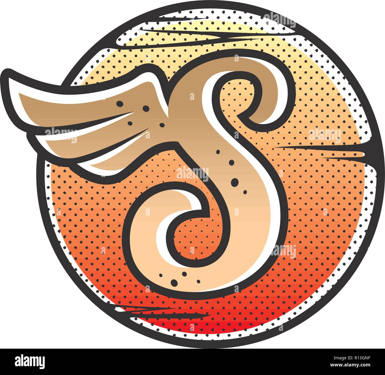 aviator wing sign symbol vector Stock Vector Image & Art - Alamy