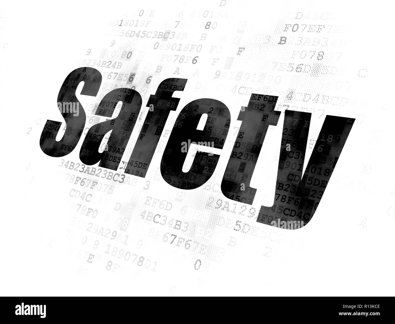 Security concept: word Safety on Digital background Stock Photo - Alamy