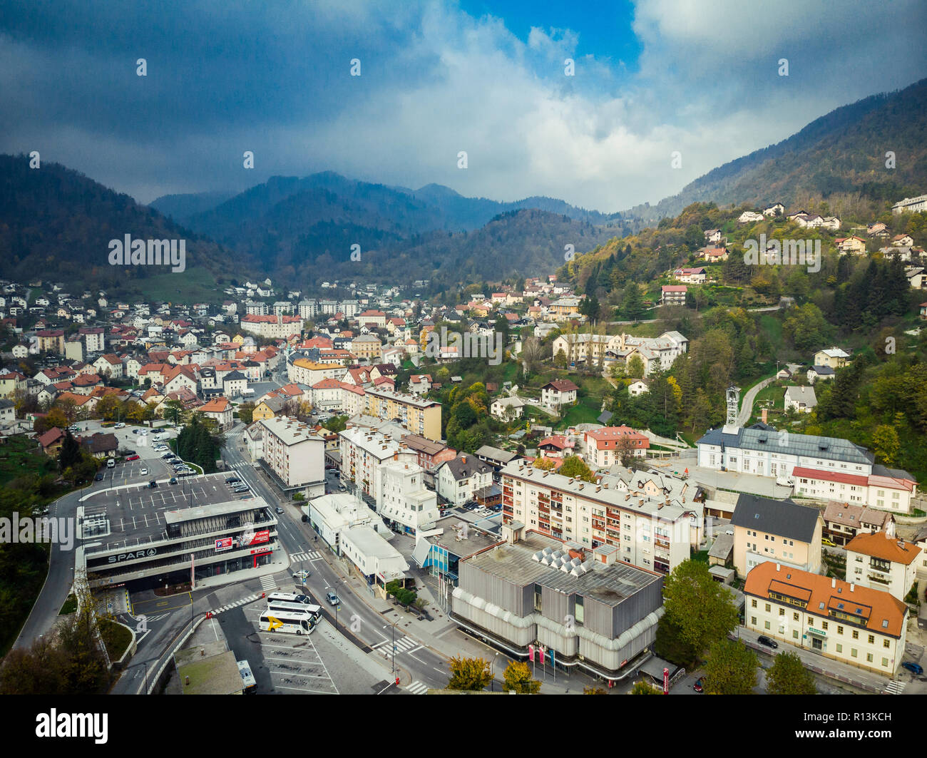 Idrija town hi-res stock photography and images - Alamy