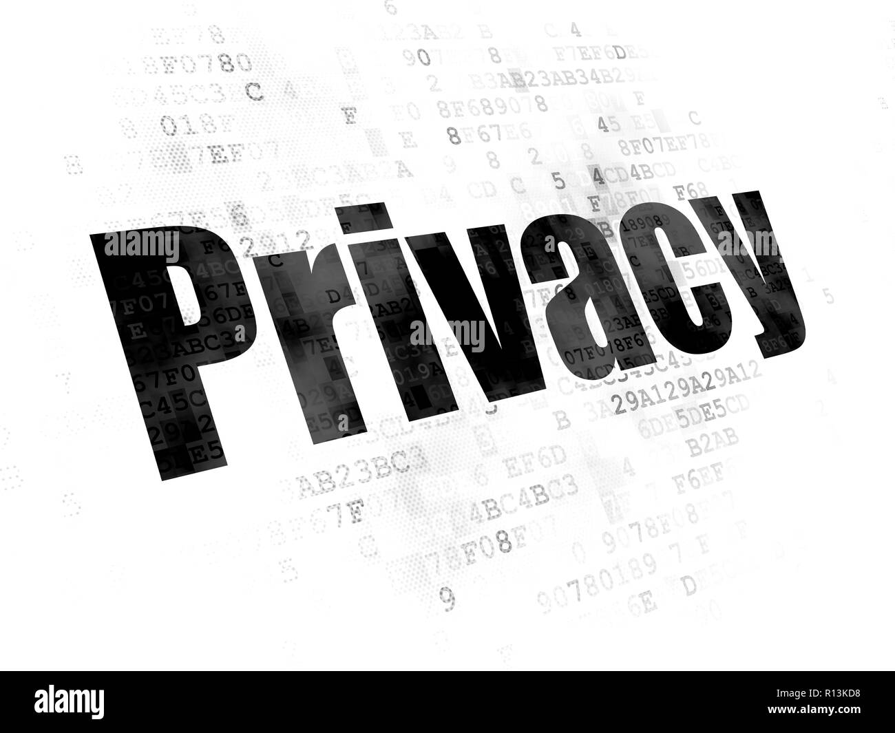 Protection concept: word Privacy on Digital background Stock Photo - Alamy