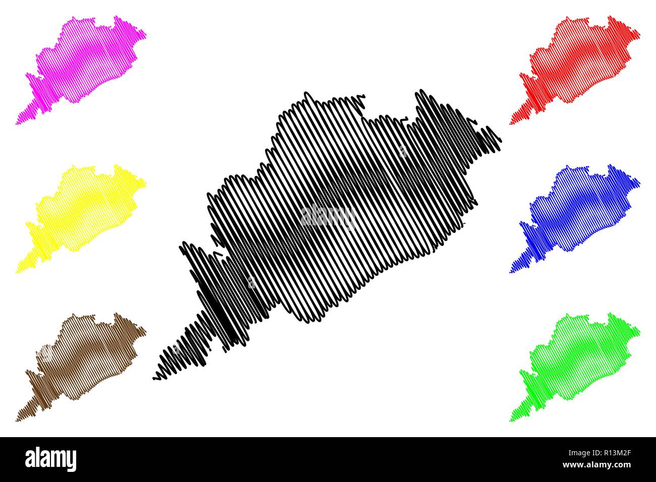 Odisha (States and union territories of India, Federated states ...