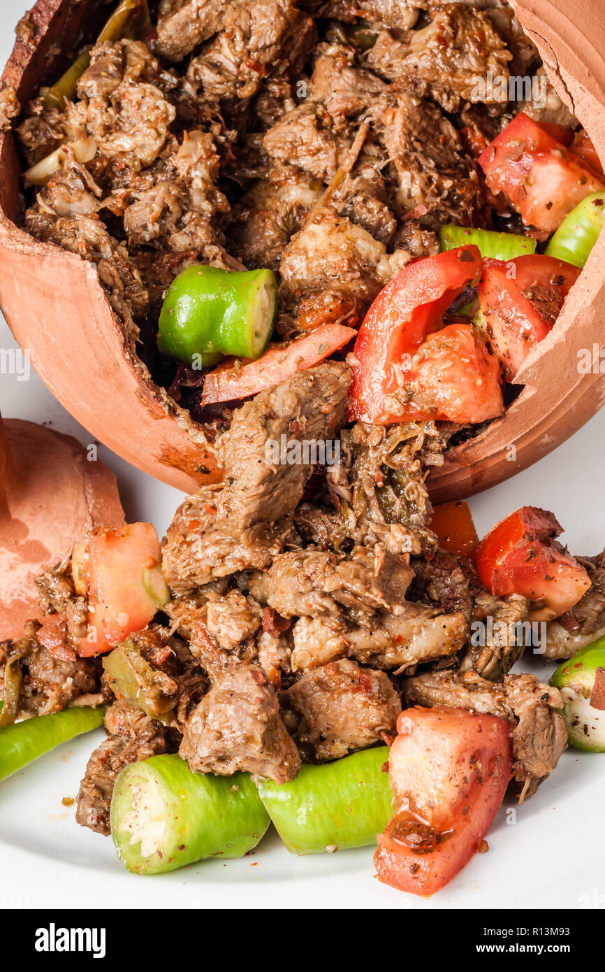 Traditional testi kebab cooked clay pot hi-res stock photography and ...