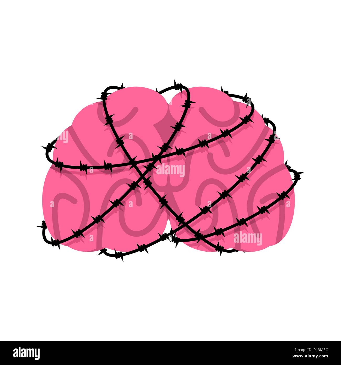 Cerebral health care Stock Vector Images - Alamy