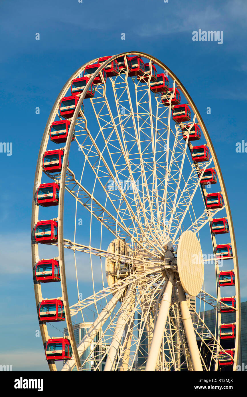 Observation Wheel, Central, Hong Kong Island, Hong Kong Stock Photo - Alamy