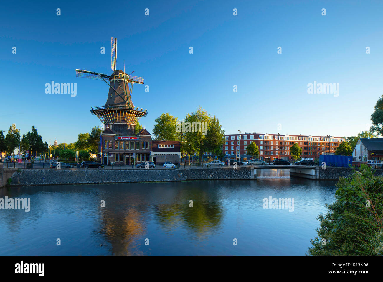 De Gooyer windmil, Amsterdam, Noord Holland, Netherlands Stock Photo ...
