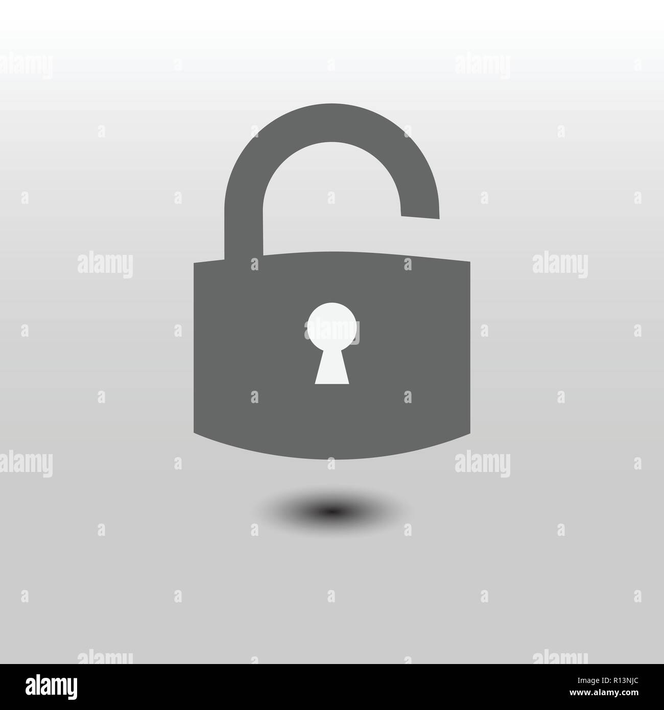 Icon padlock hi-res stock photography and images - Alamy