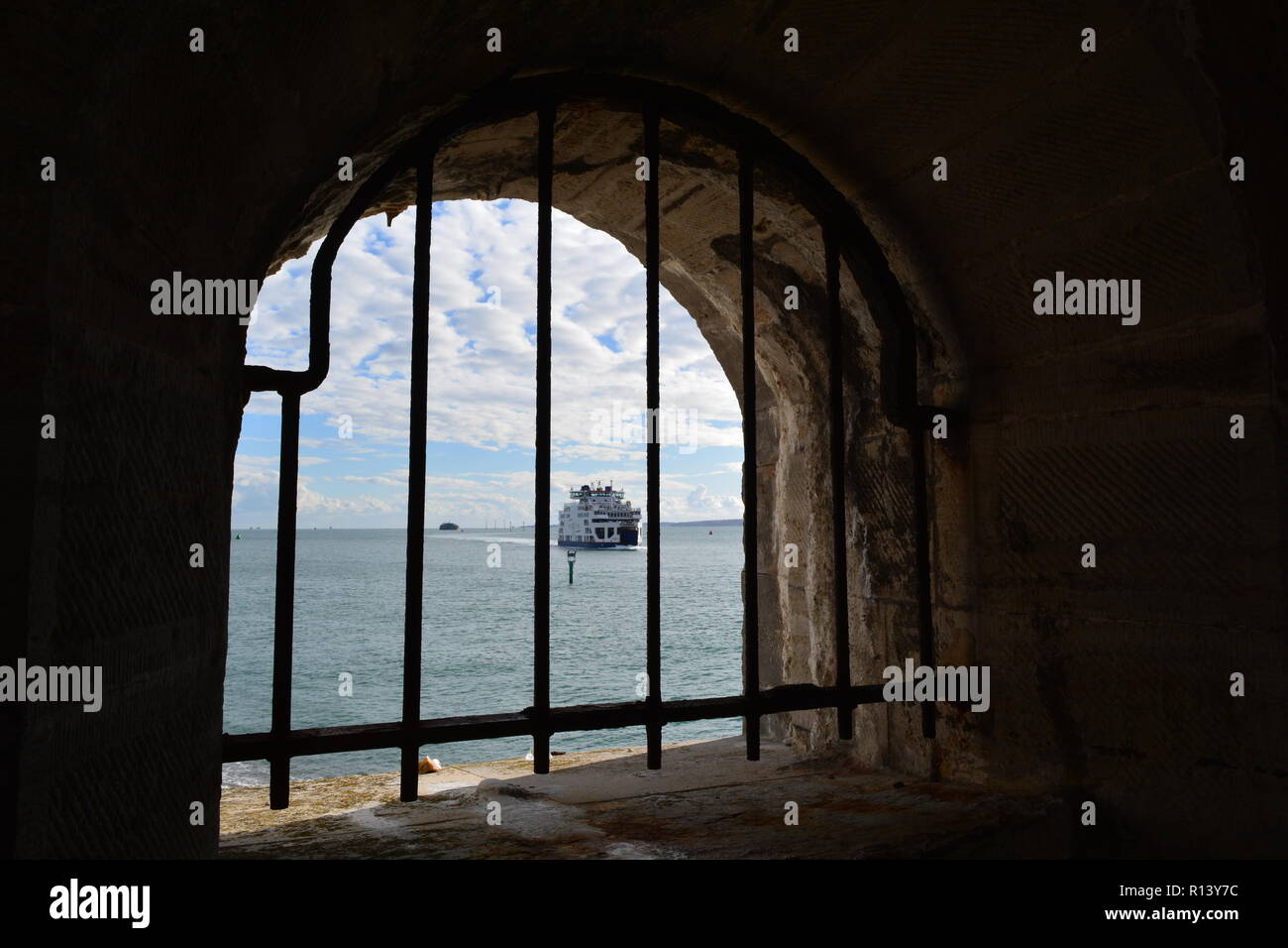 Isle of wight ferry window hi-res stock photography and images - Alamy