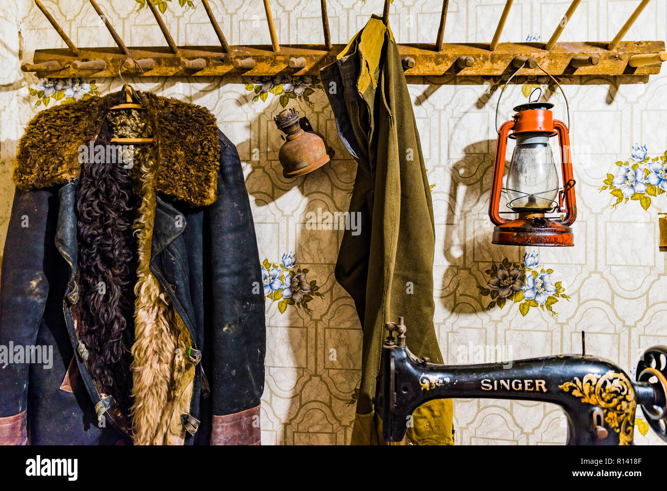 Interior Kolkja Museum of Old Believers. Russians whose ancestors went ...