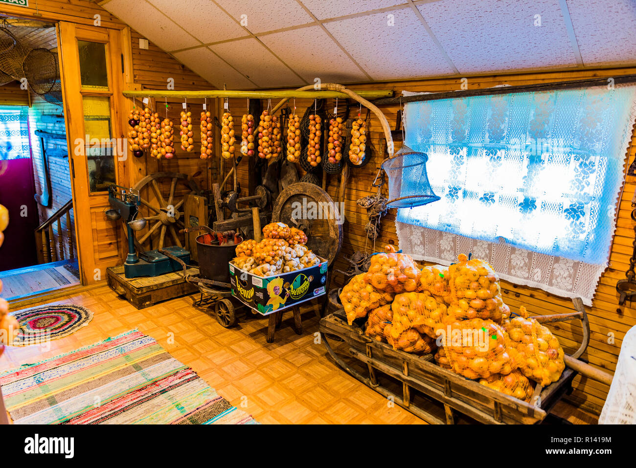 Interior Kolkja Museum of Old Believers. Russians whose ancestors went ...