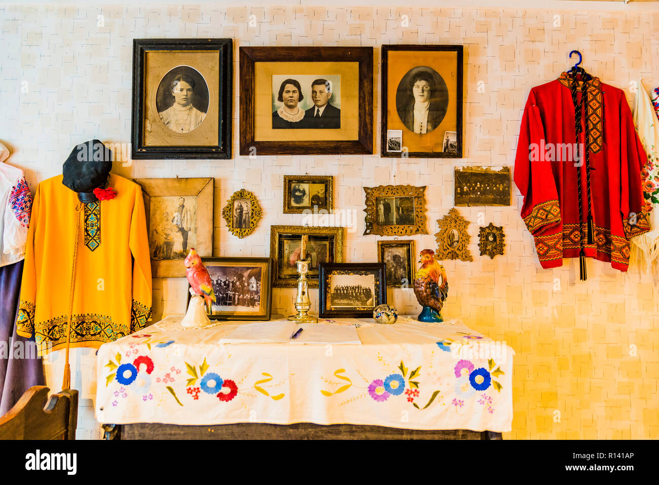 Interior Kolkja Museum of Old Believers. Russians whose ancestors went ...
