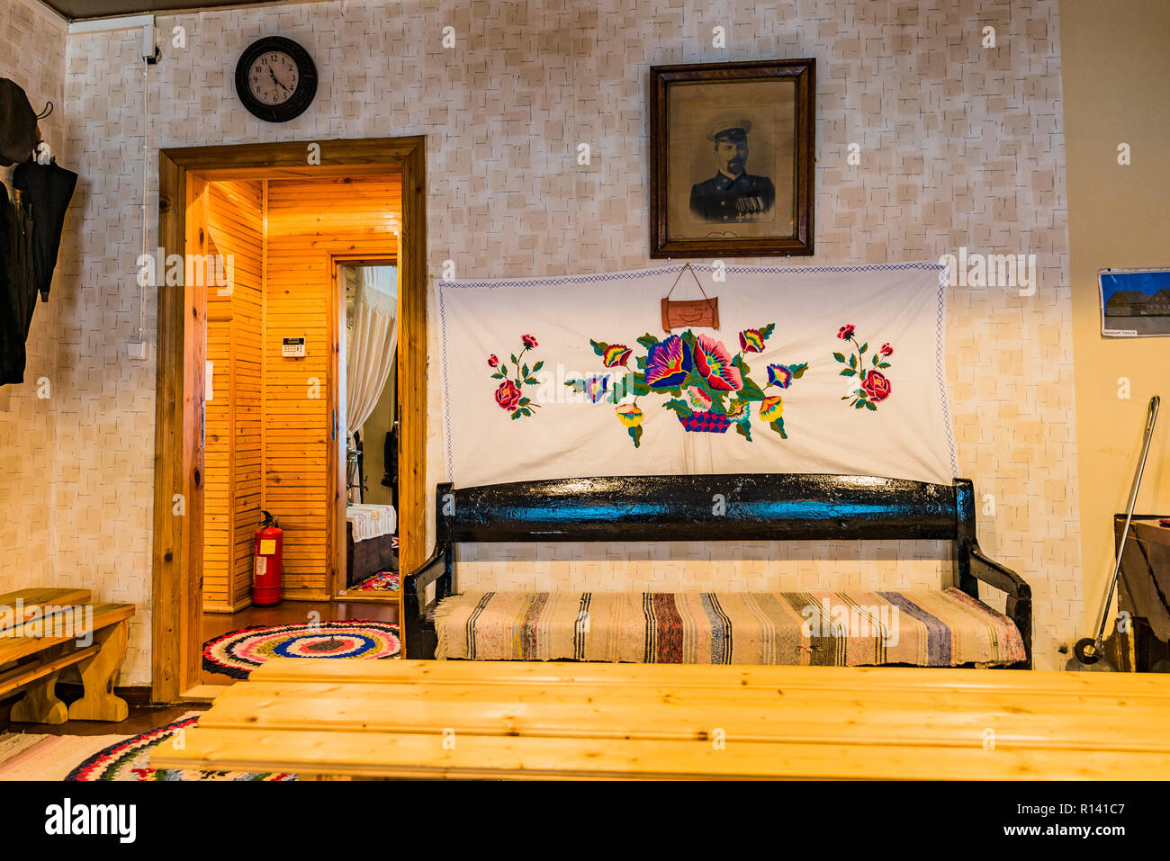 Interior Kolkja Museum of Old Believers. Russians whose ancestors went ...