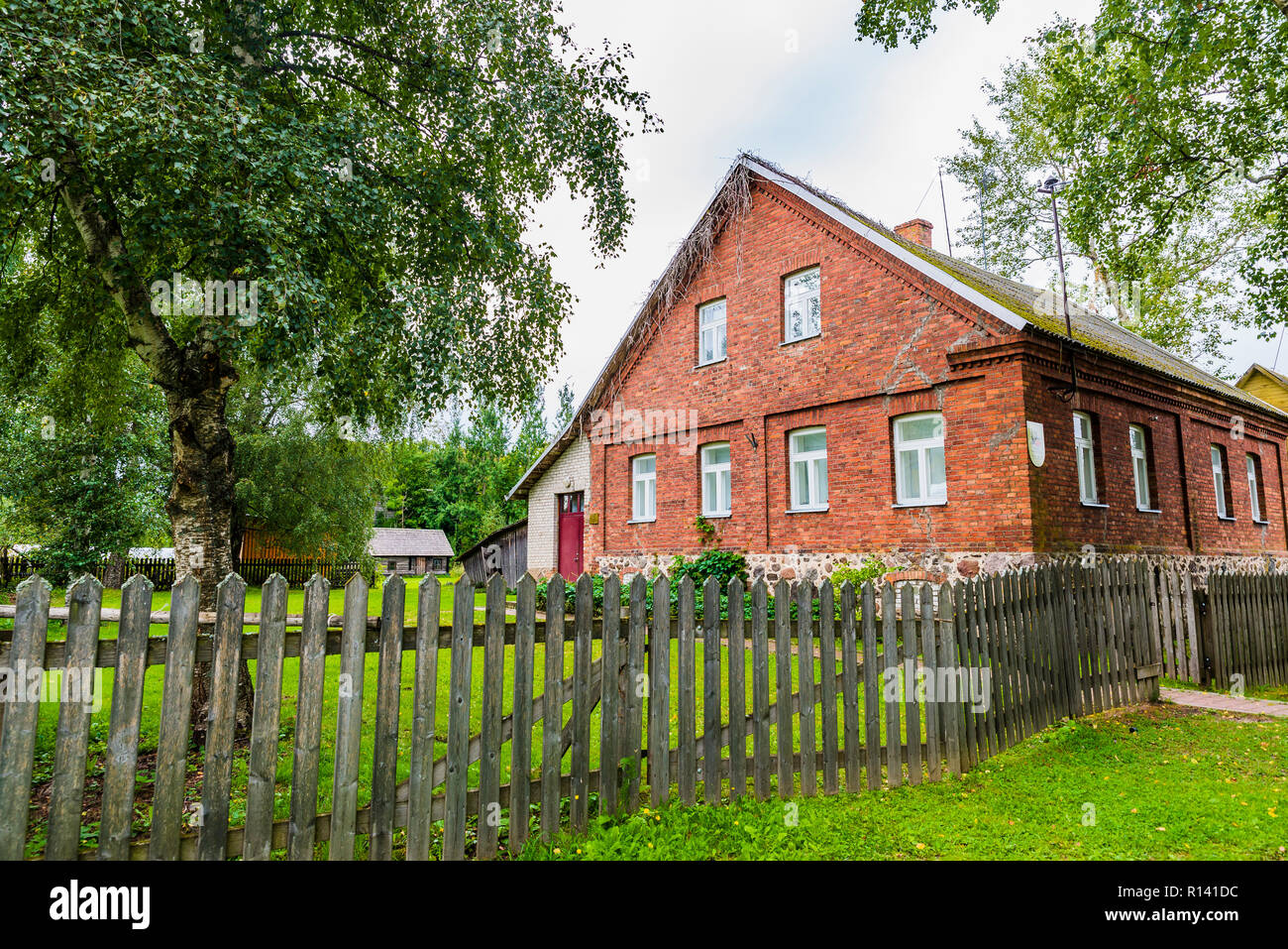 Exterior Kolkja Museum of Old Believers. Russians whose ancestors went ...