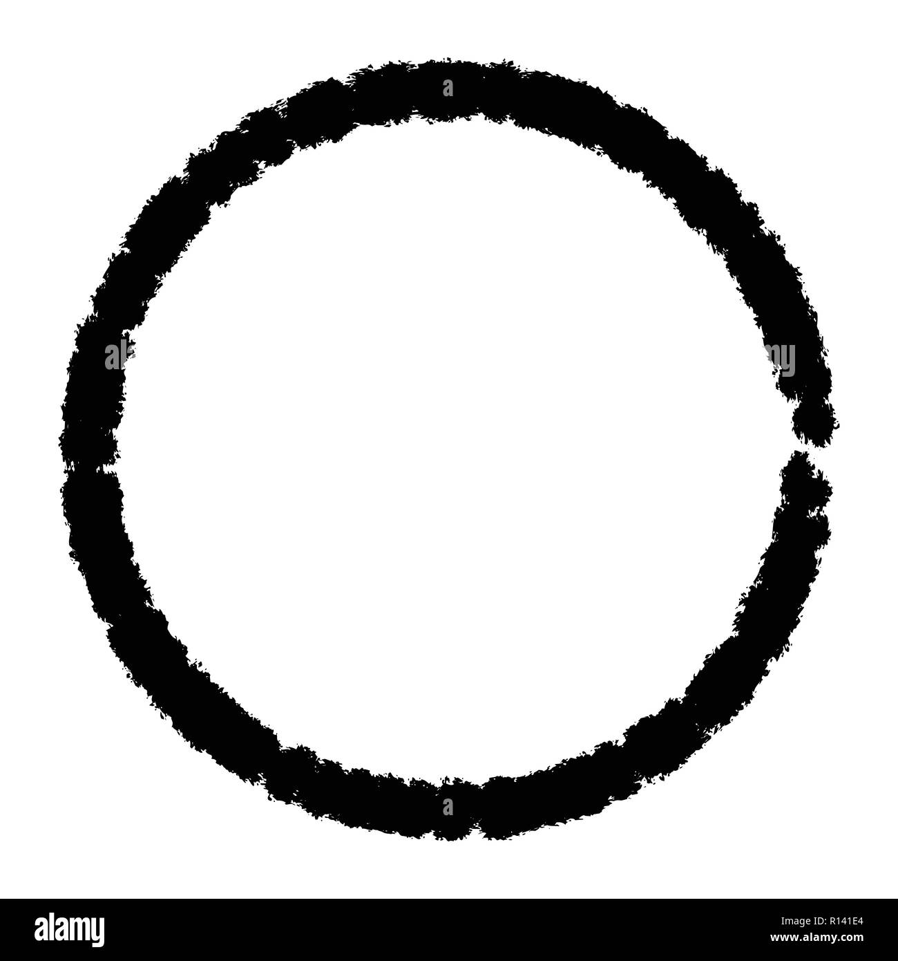 Circle stamp Black and White Stock Photos & Images - Alamy