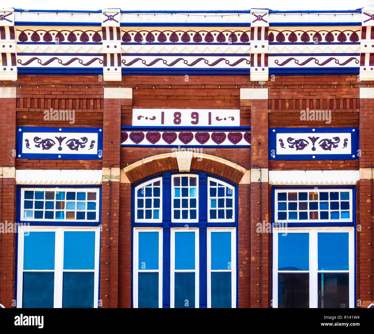 1891 Victorian Commercial Architecture Stock Photo - Alamy