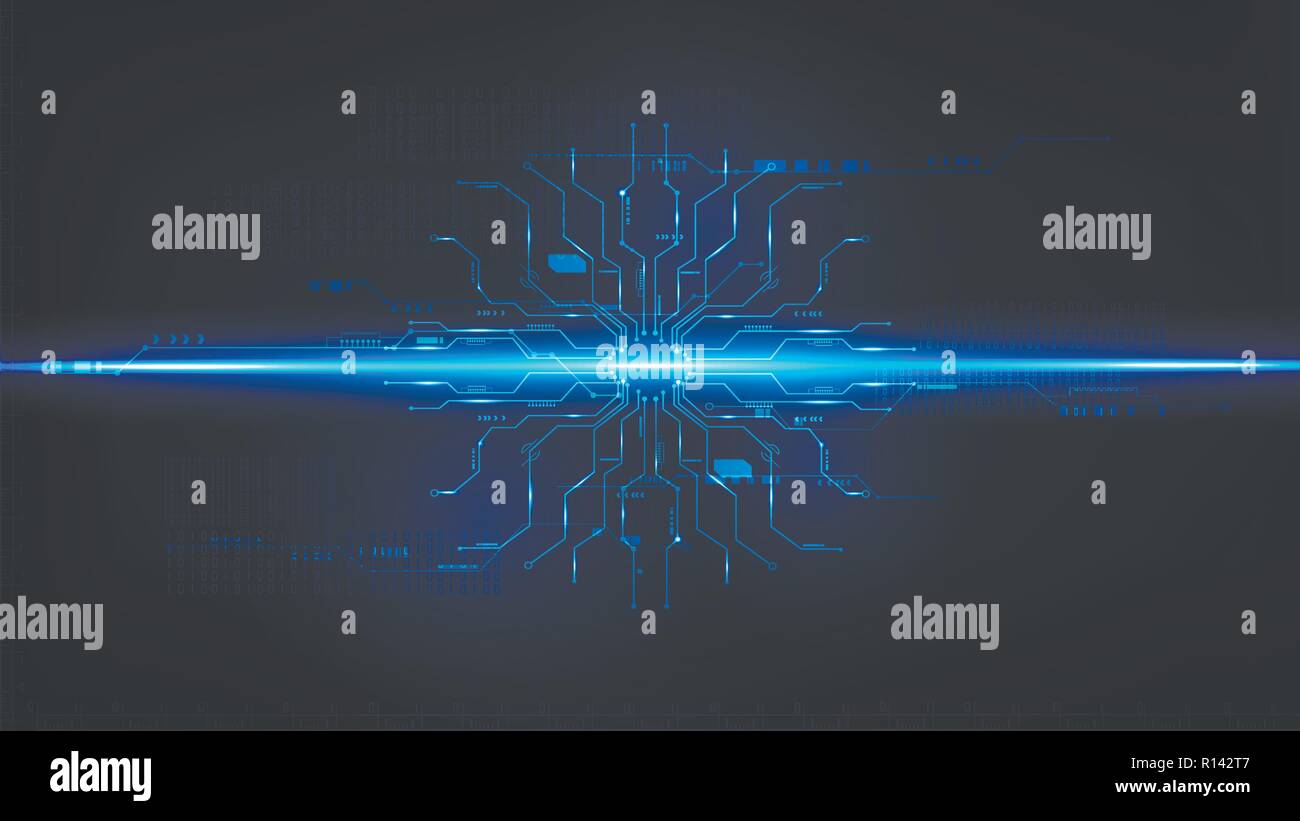 Abstract digital technology operating system background template vector ...