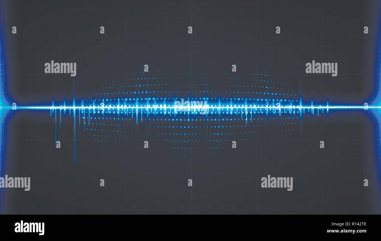 Abstract digital technology wave signal concept background template ...