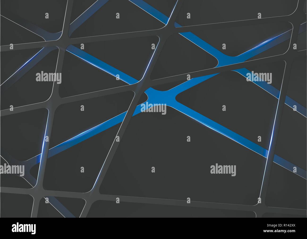 Abstract digital technology futuristic space background template vector ...