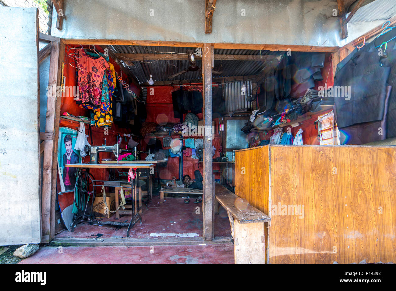 Dharchula, Uttrakhand, India - September 27, 2018 : Dharchula Market in ...