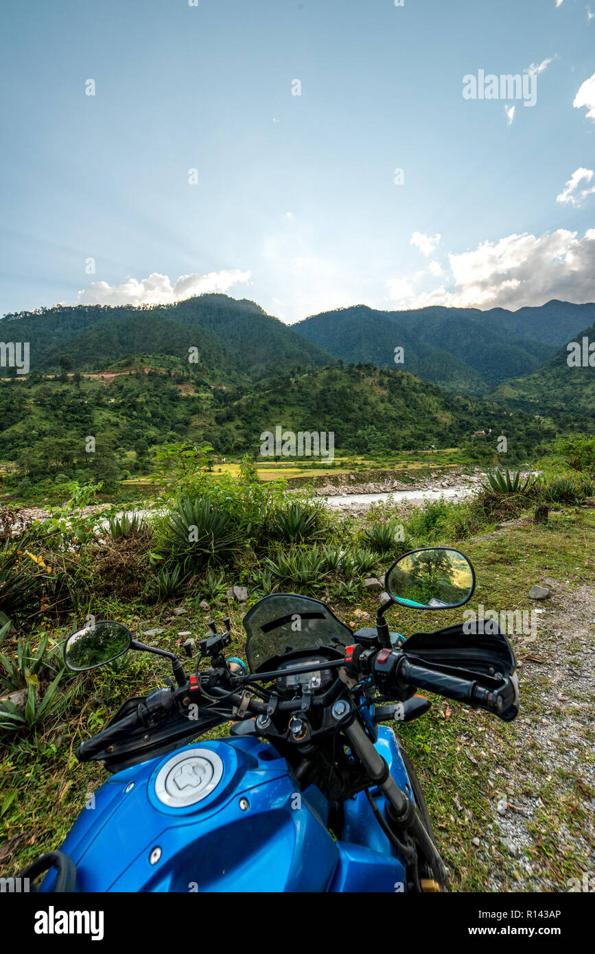 Rider point of view motorbike hi-res stock photography and images - Alamy