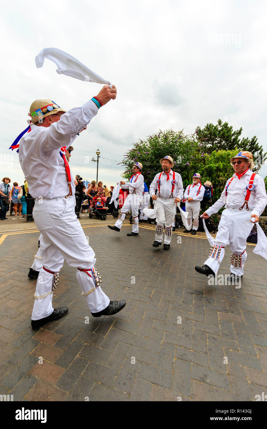 Broadstairs Folk Week festival. Traditional English Folk dancers, the ...