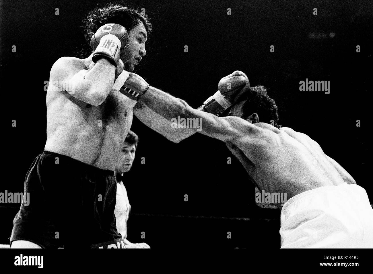Archives 90ies: French boxer Chistophe Tiozzo fights in Lyon, France ...