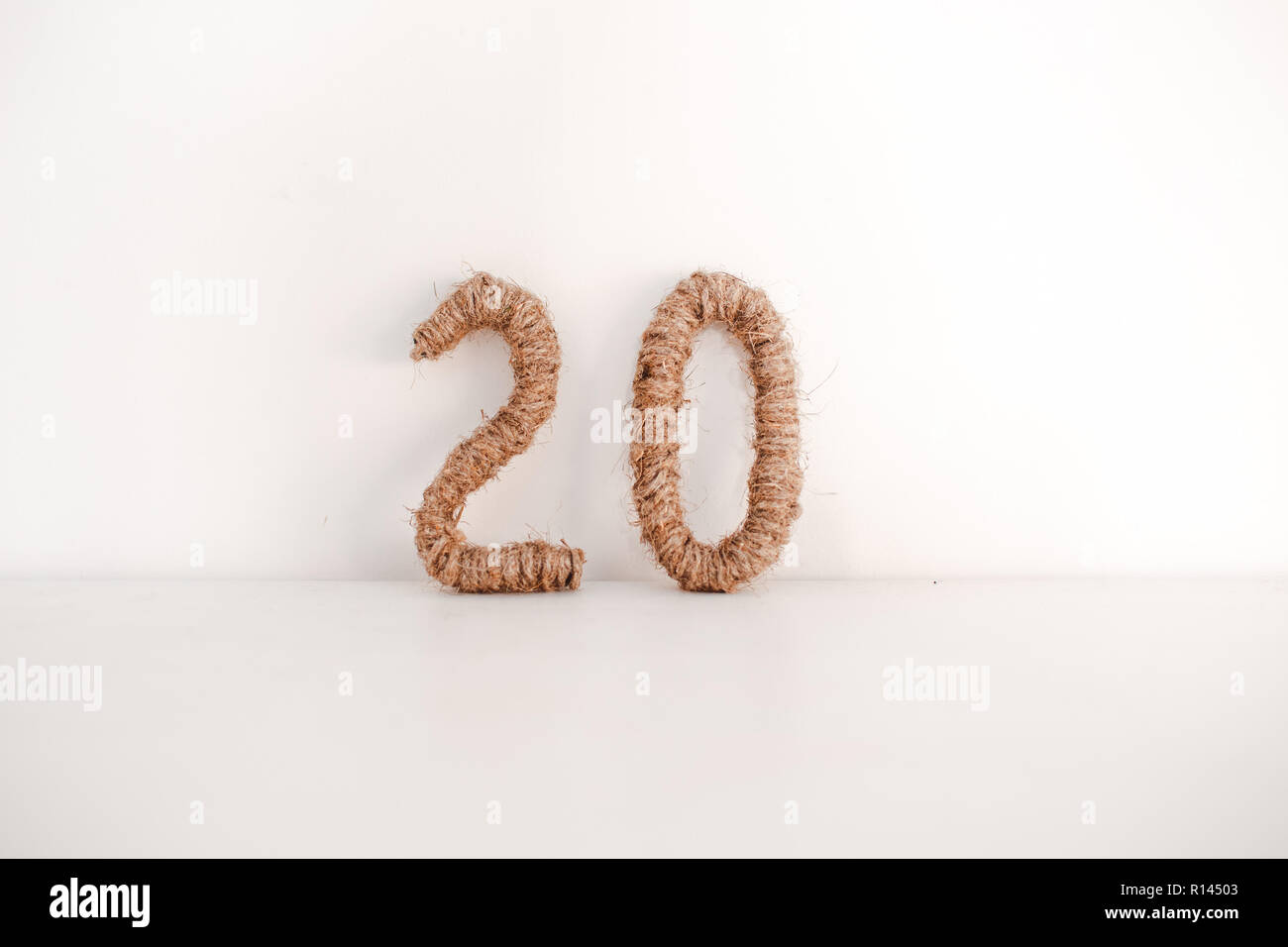 2 and 0 digits numbers Stock Photo - Alamy