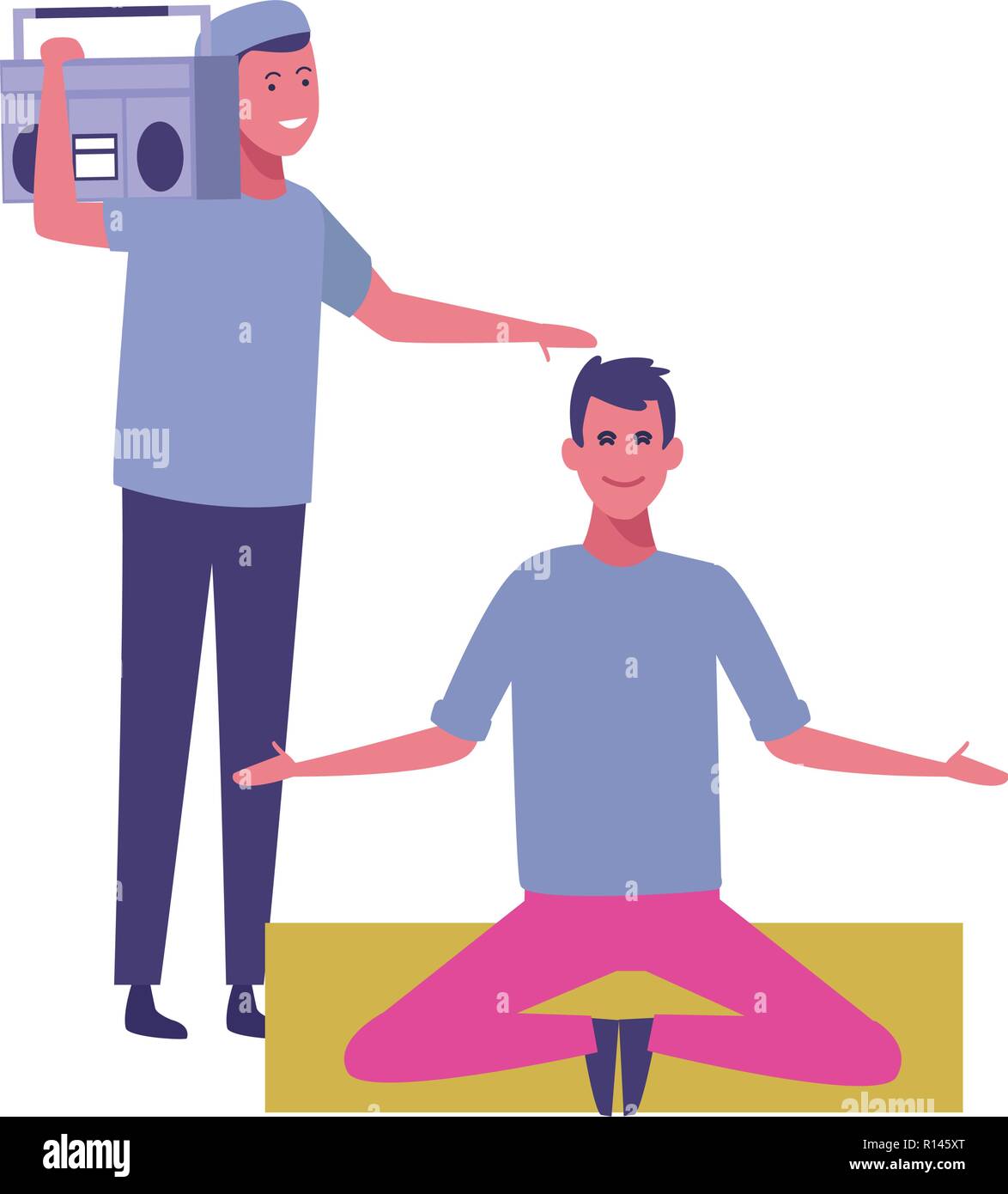 Friends having fun cartoons Stock Vector Image & Art - Alamy