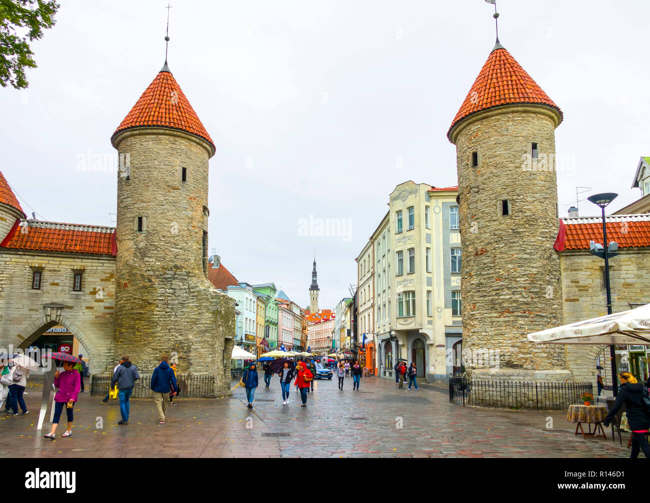 Medieval city wall Tallinn, Estonia’s capital on the Baltic Sea, is the ...