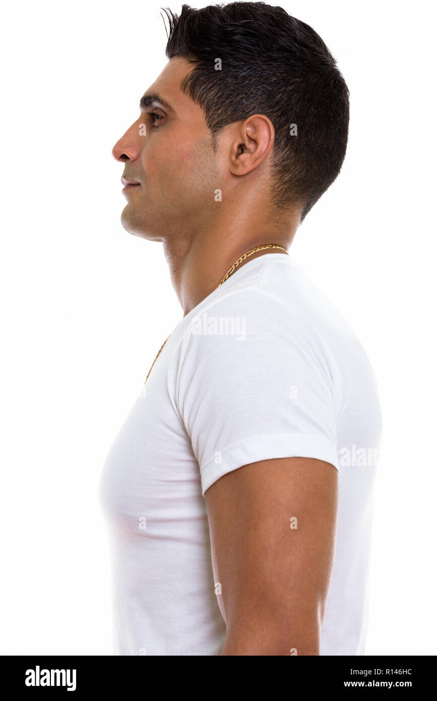 Side view portrait muscular man hi-res stock photography and images - Alamy
