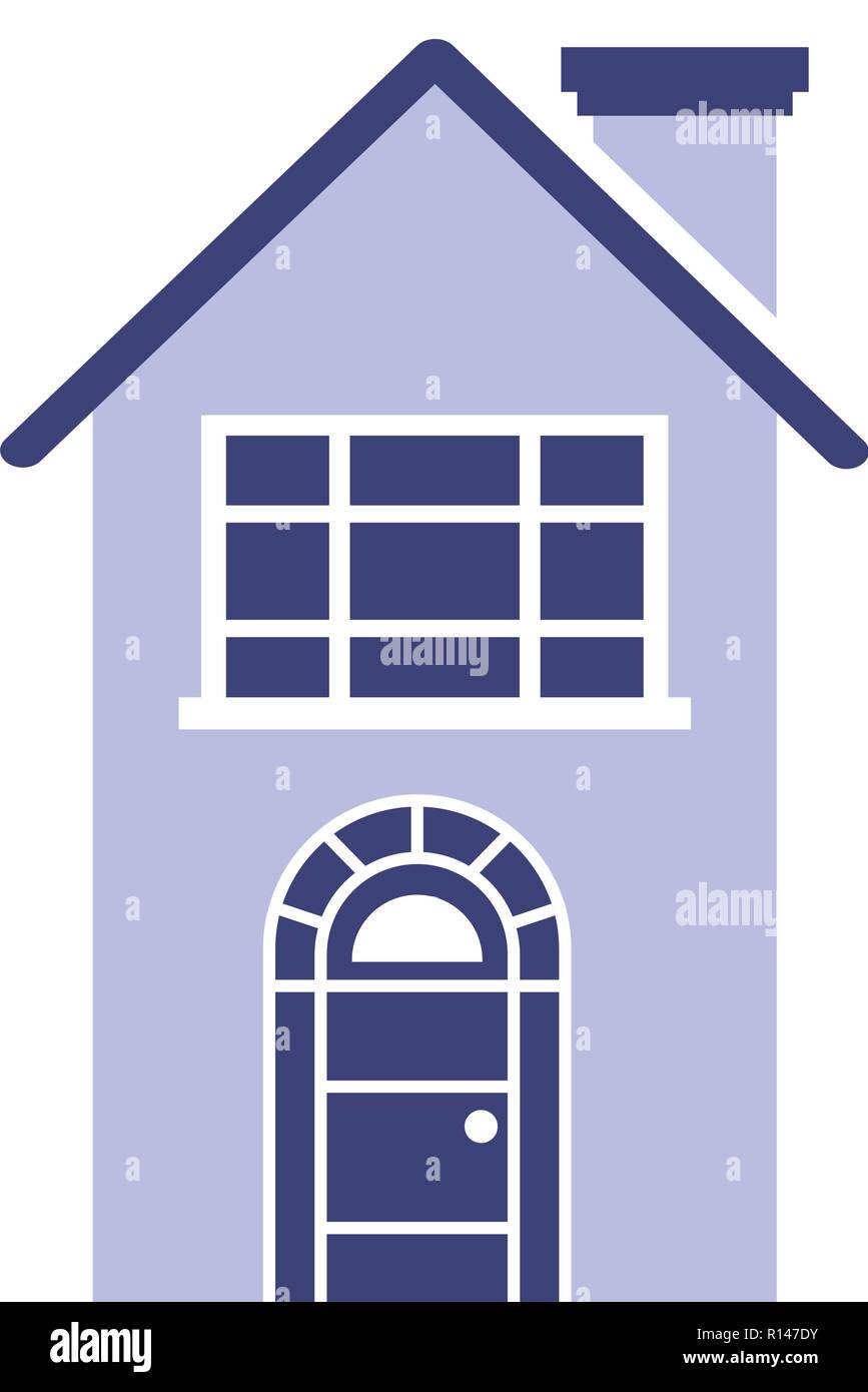 house home on white background vector illustration Stock Vector Image ...