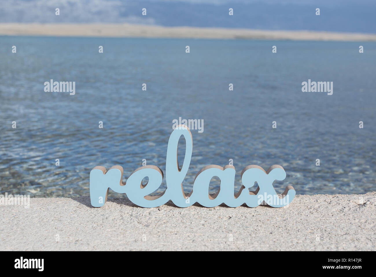 Relaxing time on the beach Stock Photo - Alamy