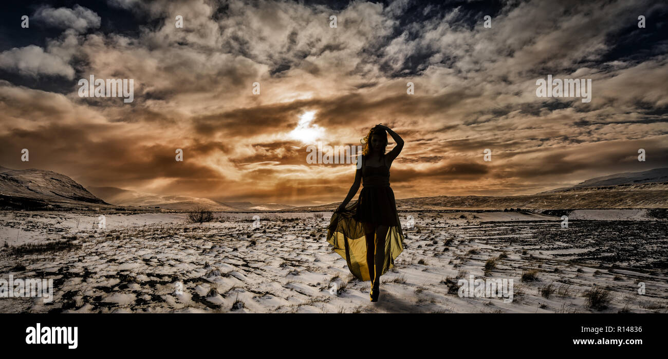 Iceland model hi-res stock photography and images - Alamy