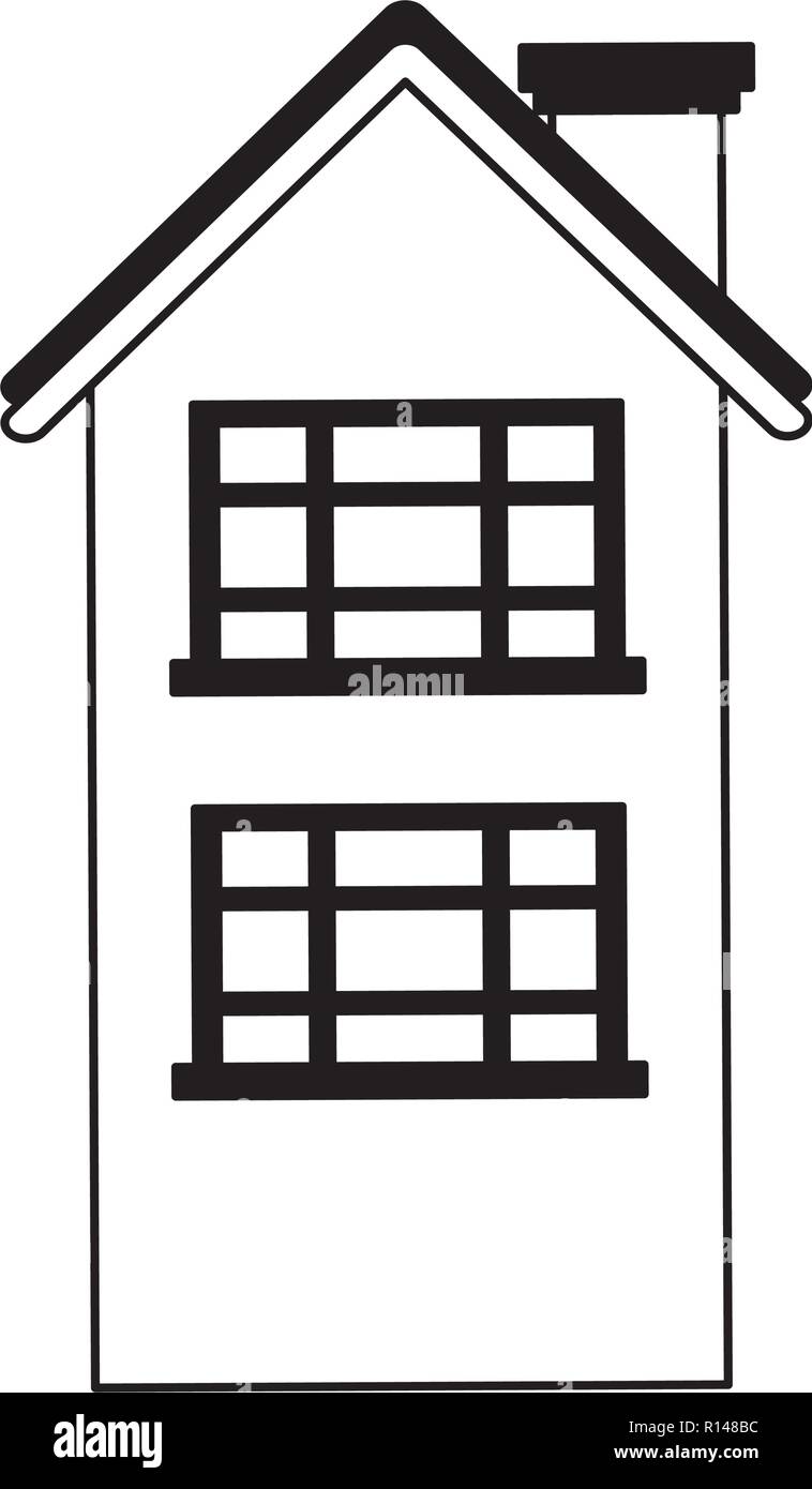 house home on white background vector illustration Stock Vector Image ...