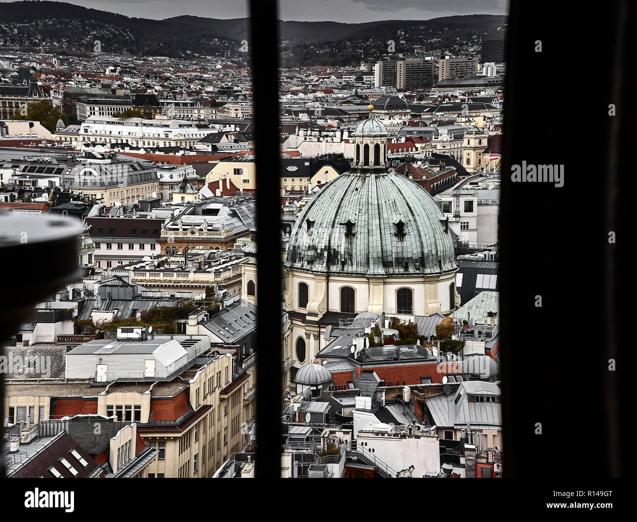 Vienna skyline silhouette hi-res stock photography and images - Alamy