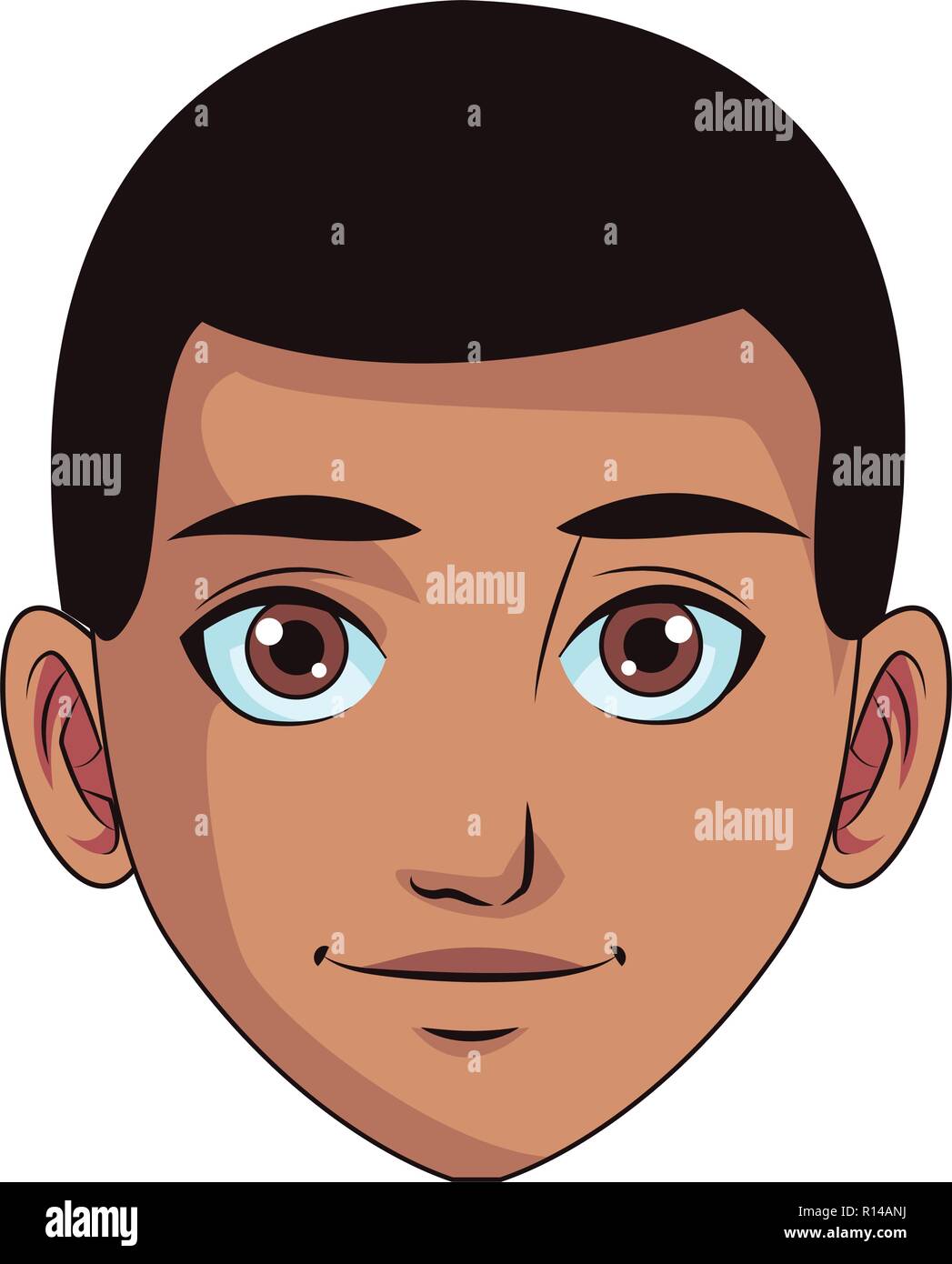 young man face cartoon Stock Vector Image & Art - Alamy