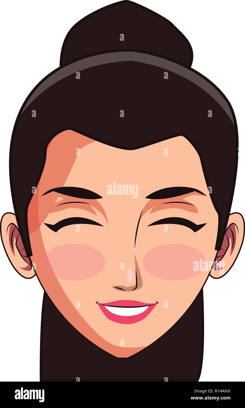 young woman face cartoon Stock Vector Image & Art - Alamy