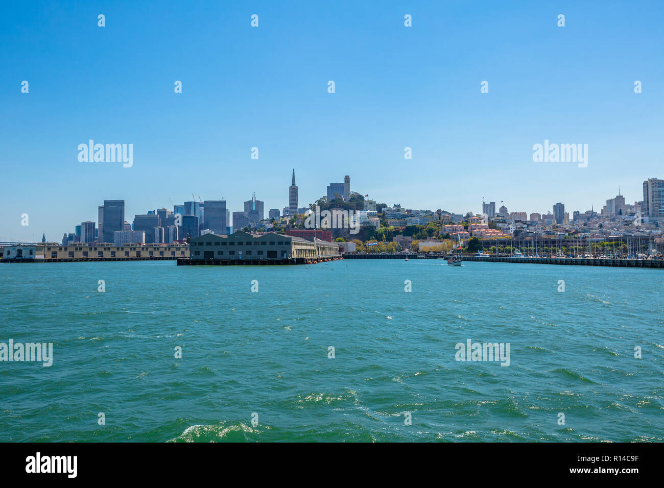 San Francisco, California, United States - August 14, 2016: Alcatraz ...
