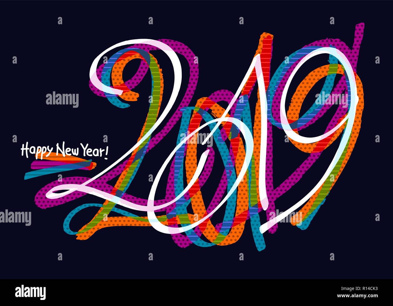 Colorful graffiti tagging in Stock Vector Images - Alamy