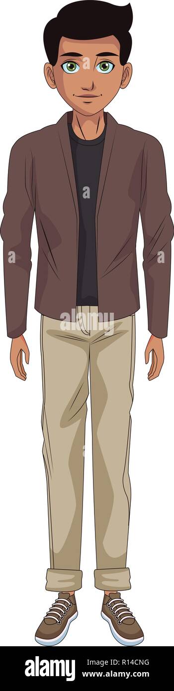 young man body cartoon Stock Vector Image & Art - Alamy