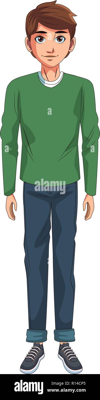 young man body cartoon Stock Vector Image & Art - Alamy