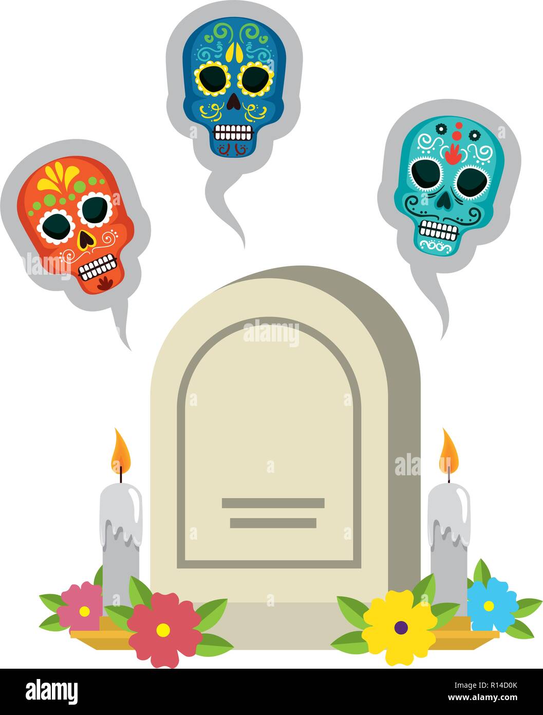 Mexican funeral flowers hi-res stock photography and images - Alamy