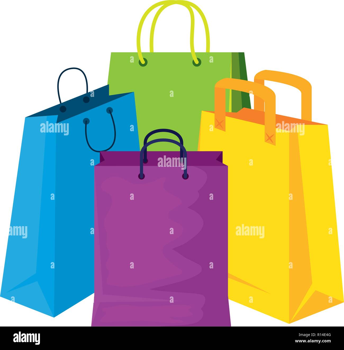 Three packages Stock Vector Images - Alamy