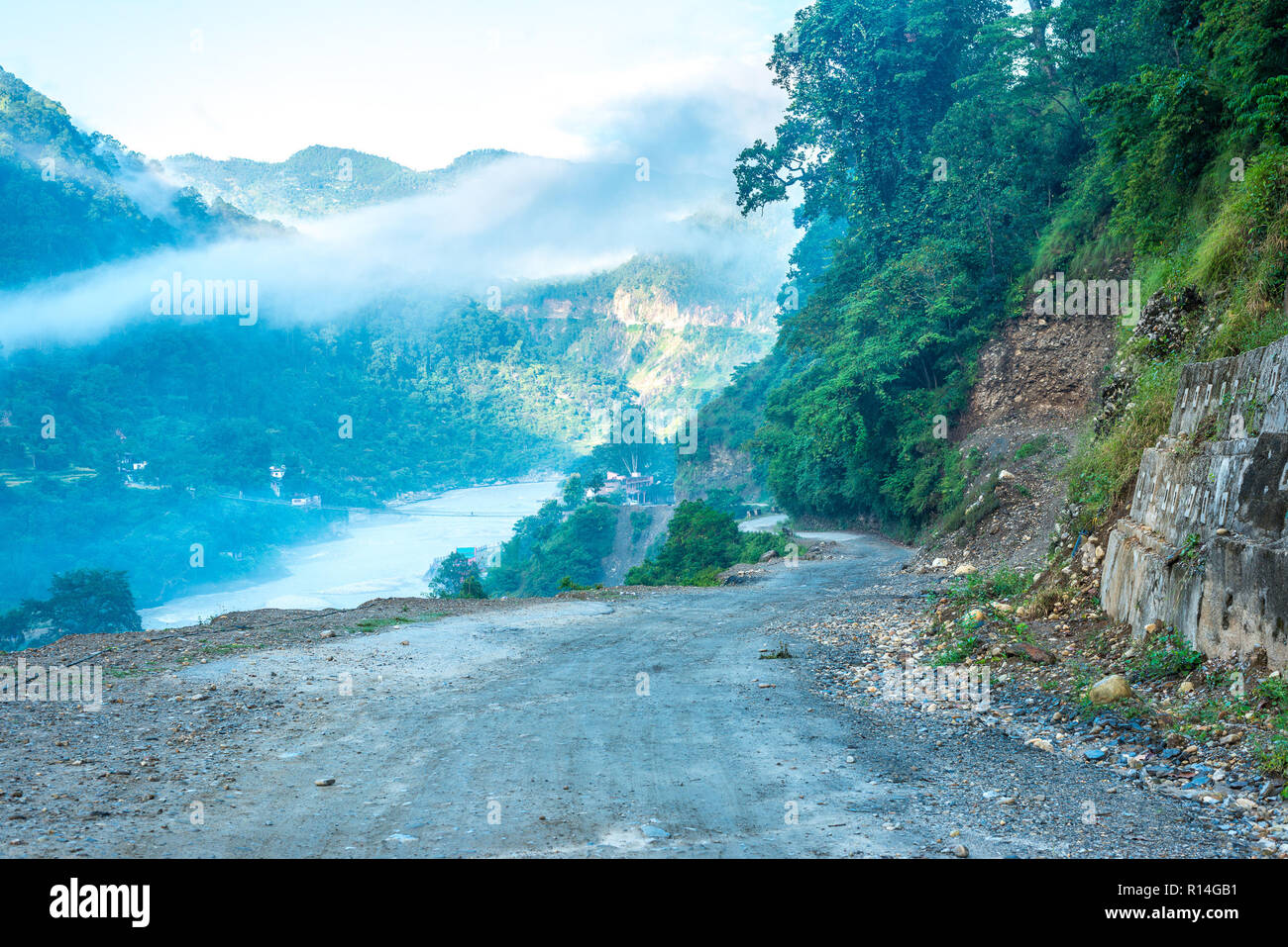 India nepal border hi-res stock photography and images - Alamy
