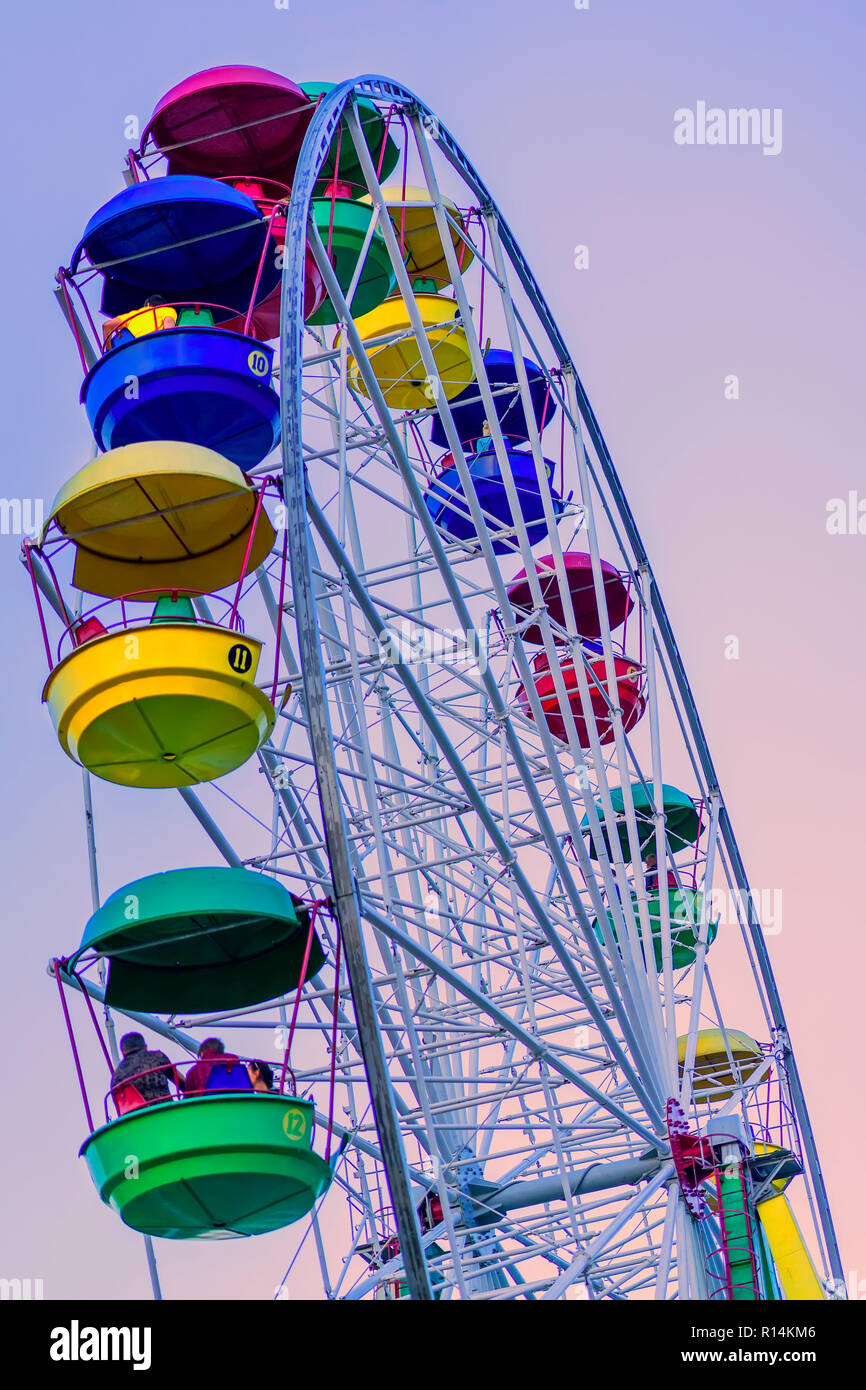 Colorful Ferris Wheel Photography