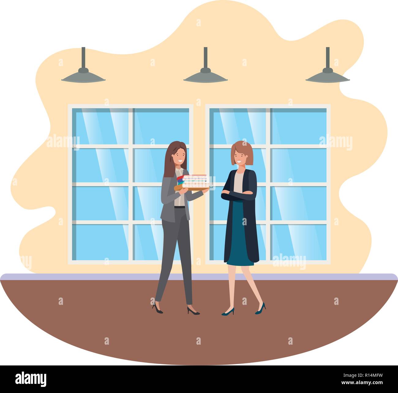 Women consultant Stock Vector Images - Alamy