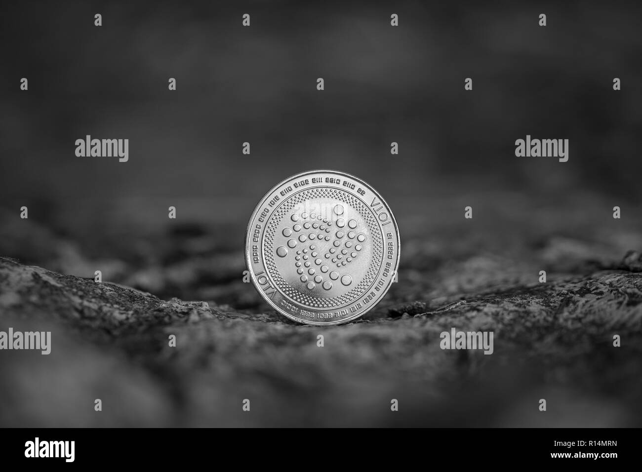 Coin on ground Black and White Stock Photos & Images - Alamy