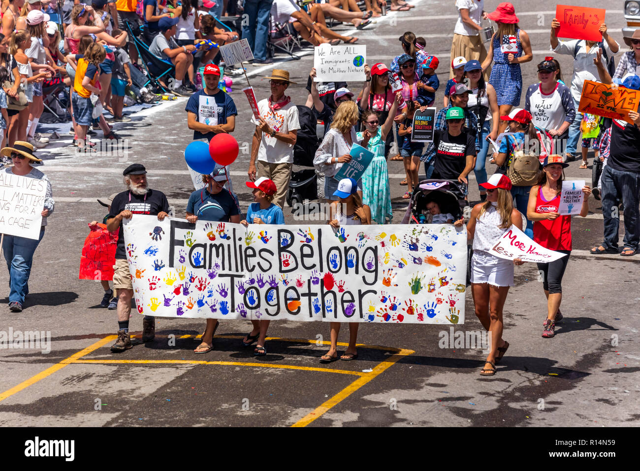 TELLURIDE, COLORADO, USA - July 4, 2018 - Annual Independence Day ...